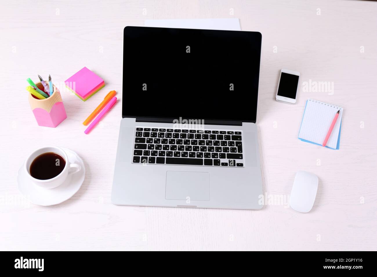 a color work space disposition Stock Photo - Alamy