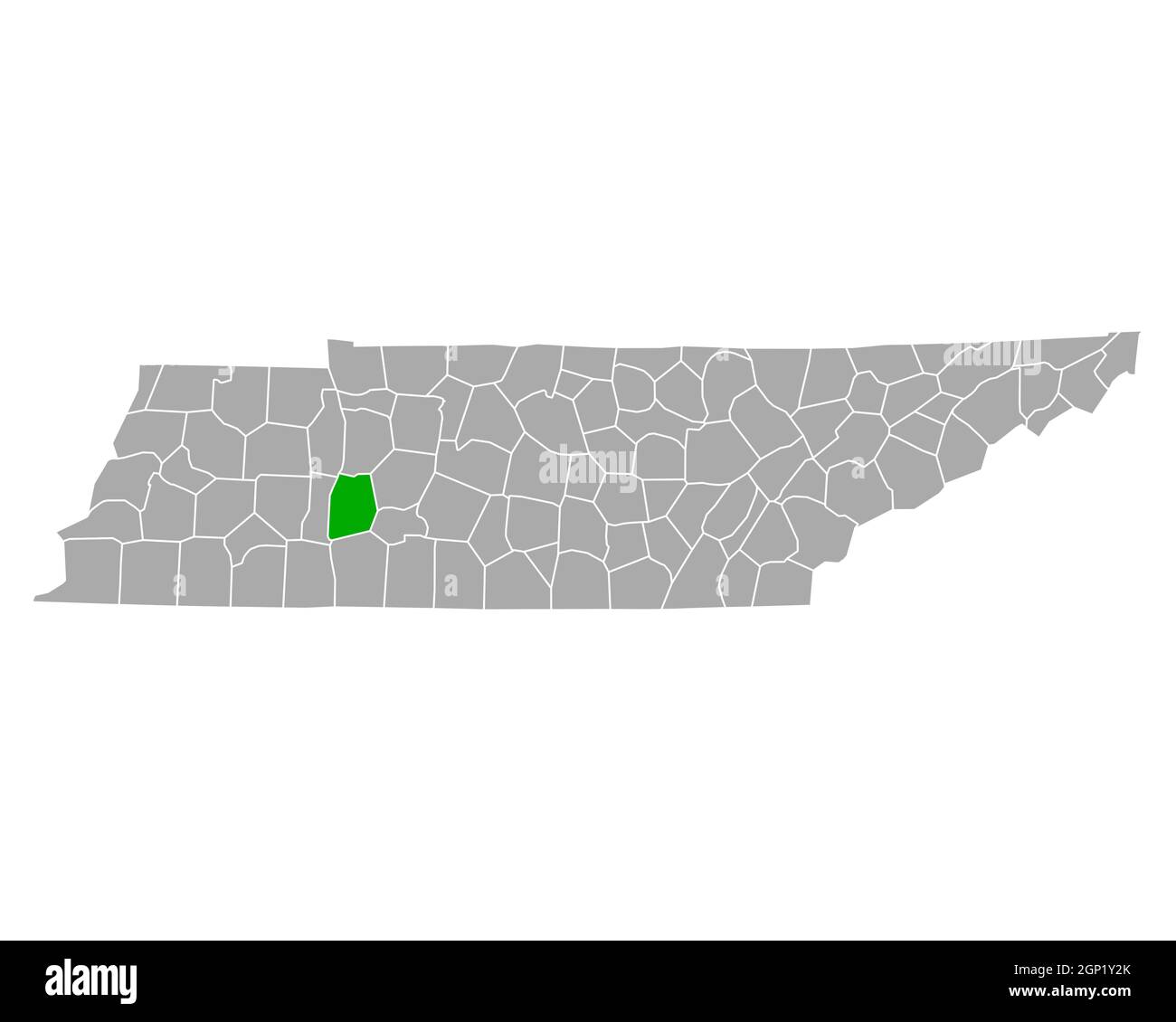 Map of Perry in Tennessee Stock Photo - Alamy