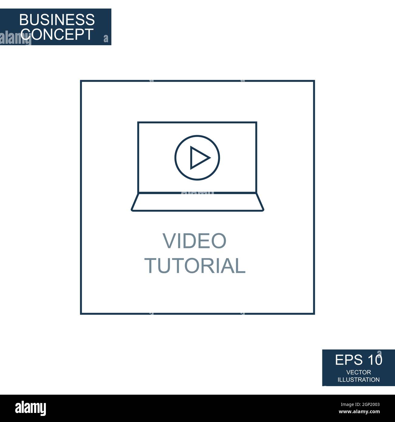 Vector icon tutorial hi-res stock photography and images - Alamy