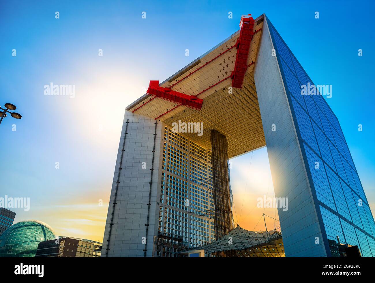 Grande Arch de la Defense in Paris Stock Photo - Alamy