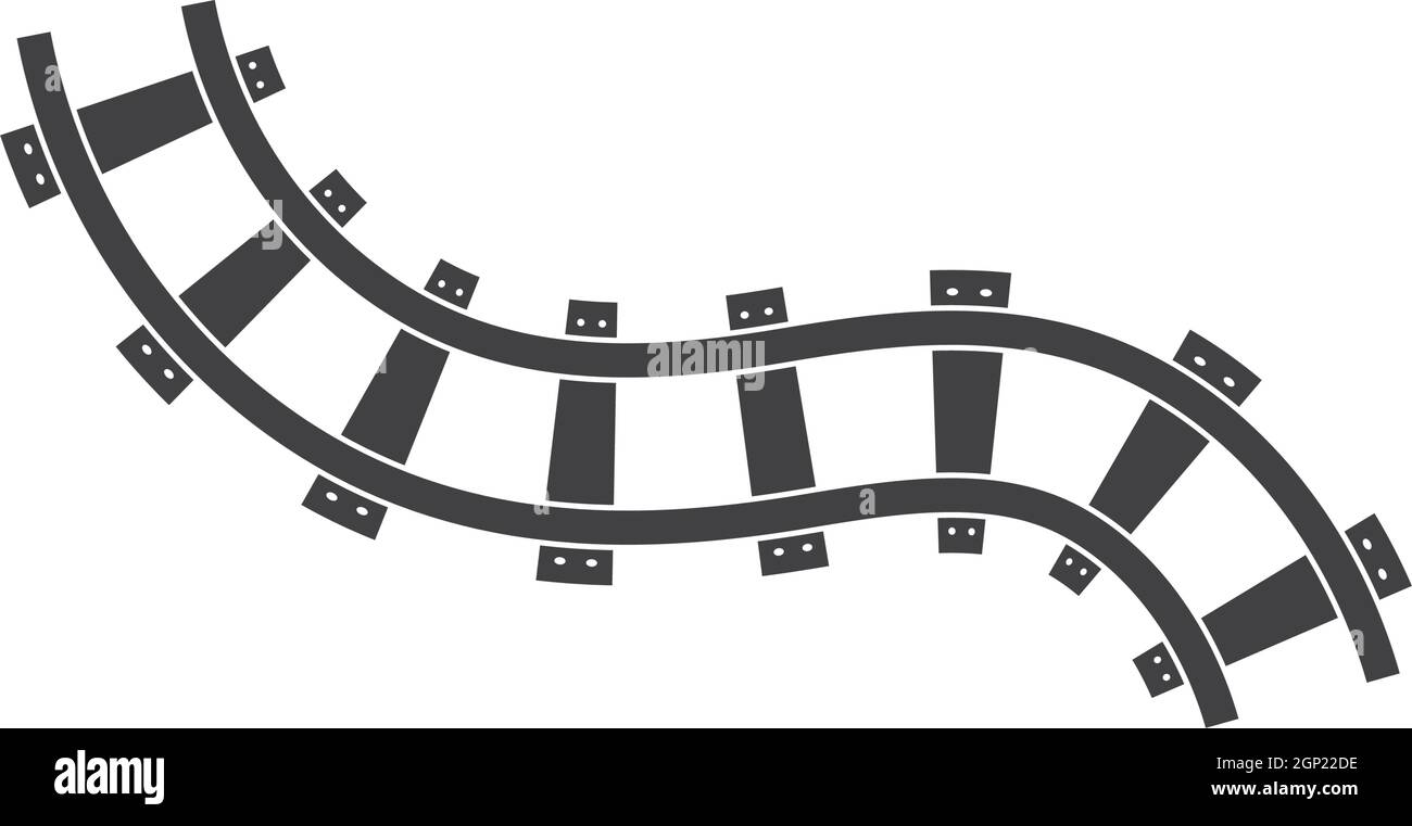 Traintrack track railway Stock Vector Images - Alamy