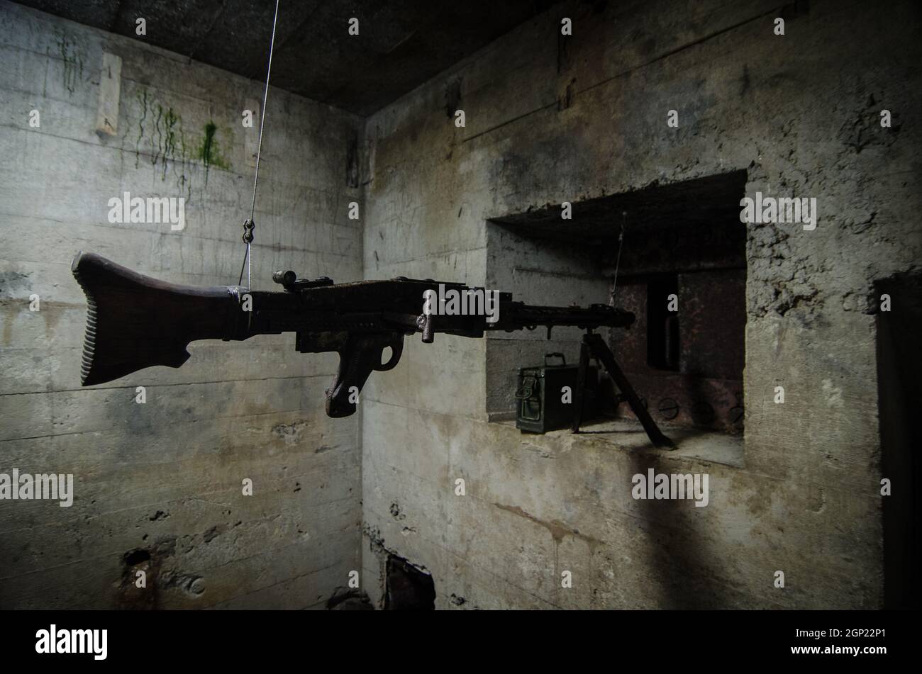 Sowie Mountains, Lower Silesia, Poland, October 18, 2014. In WWII the ...