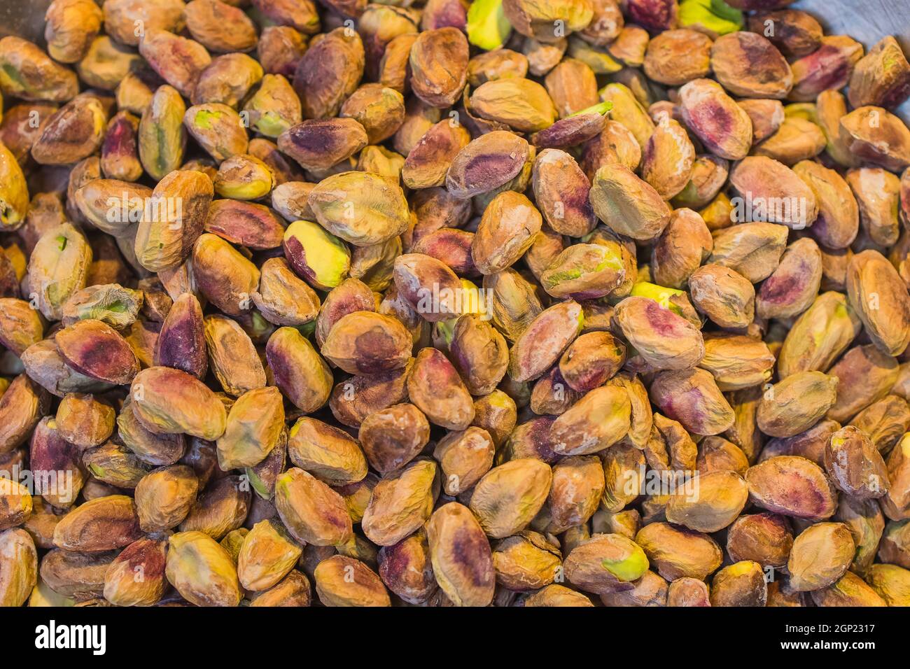 Background made of mixed nuts. Healthy snack and food. Salted and spicy ...