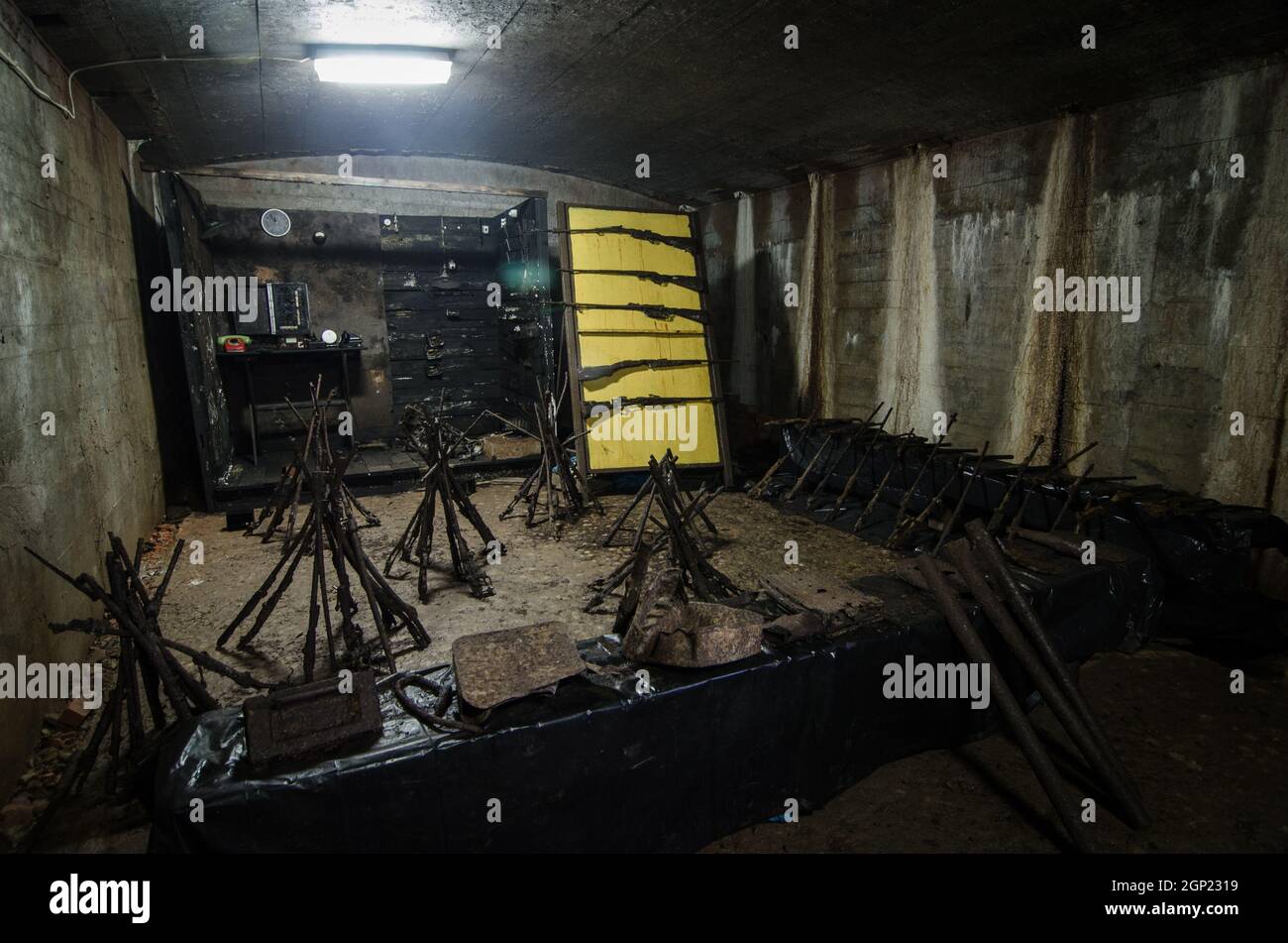 Sowie Mountains, Lower Silesia, Poland, October 18, 2014. In WWII the ...
