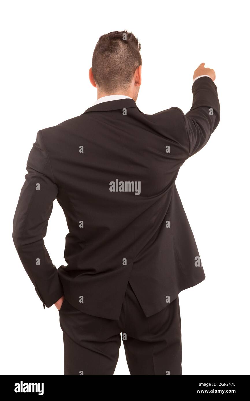 Male Model Looking Back Turned High Resolution Stock Photography and ...