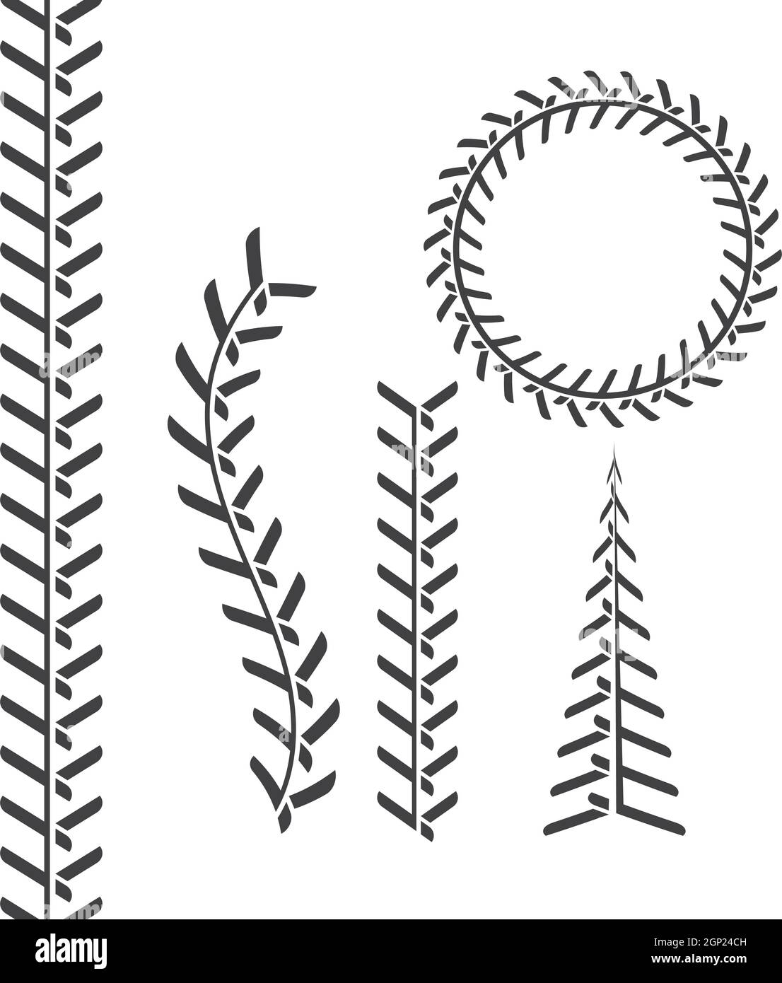 Winding road track,car Stock Vector Images - Alamy