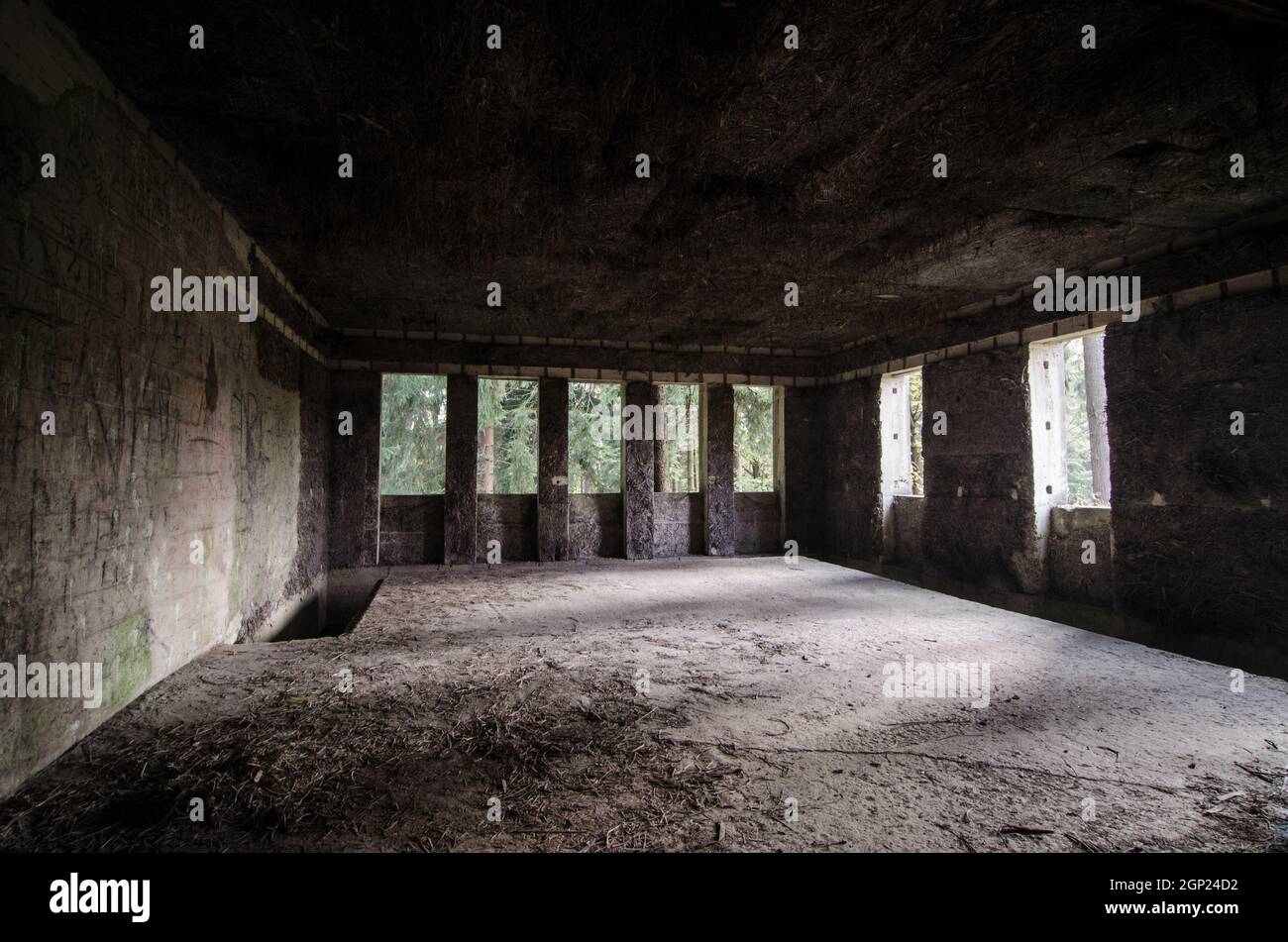 Sowie Mountains, Lower Silesia, Poland, October 18, 2014. In WWII the ...