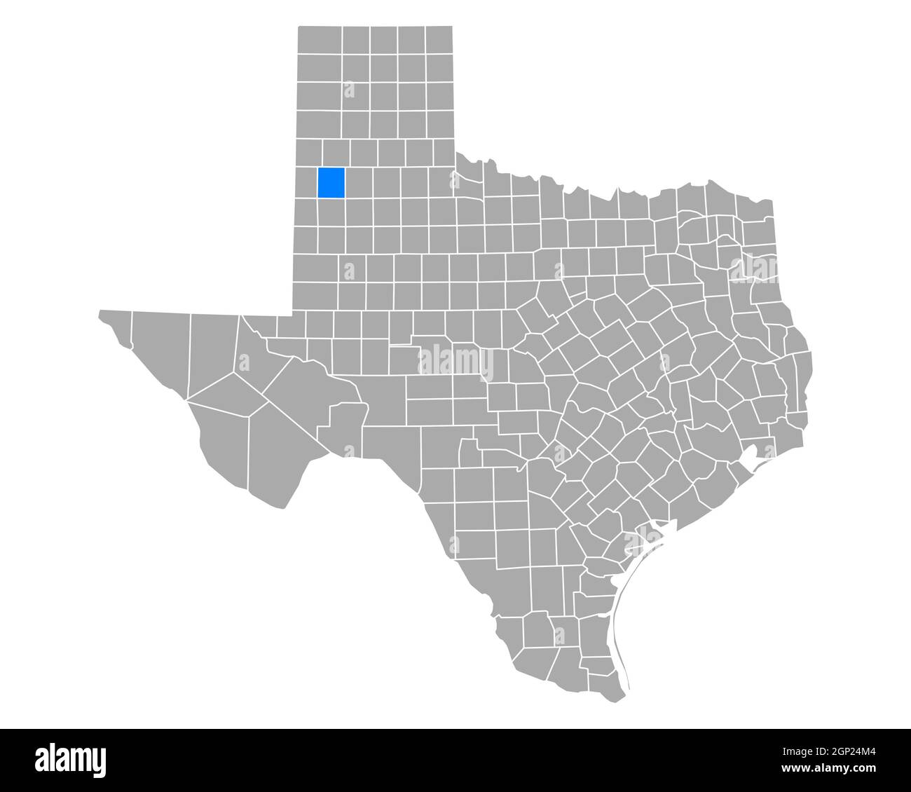 Map of Lamb in Texas Stock Photo - Alamy