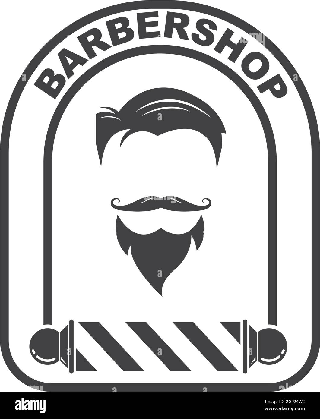 barber shop icon logo vector icon Stock Vector Image & Art - Alamy
