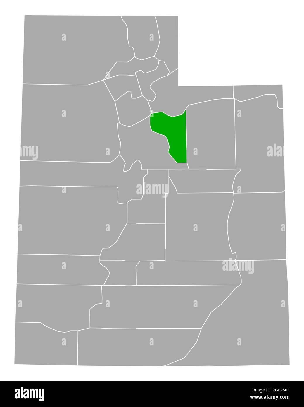 Wasatch utah map hi-res stock photography and images - Alamy