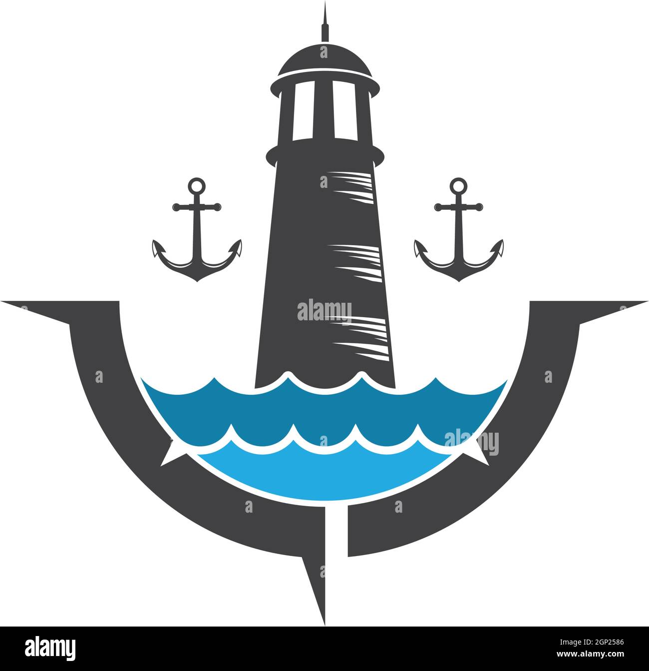 Lighthouse insignia hi-res stock photography and images - Alamy