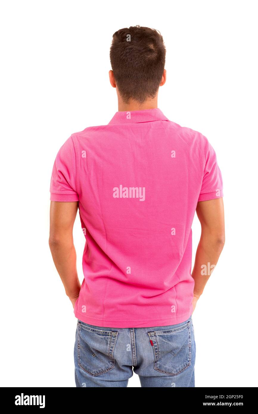 Male model looking back turned hi-res stock photography and images - Alamy