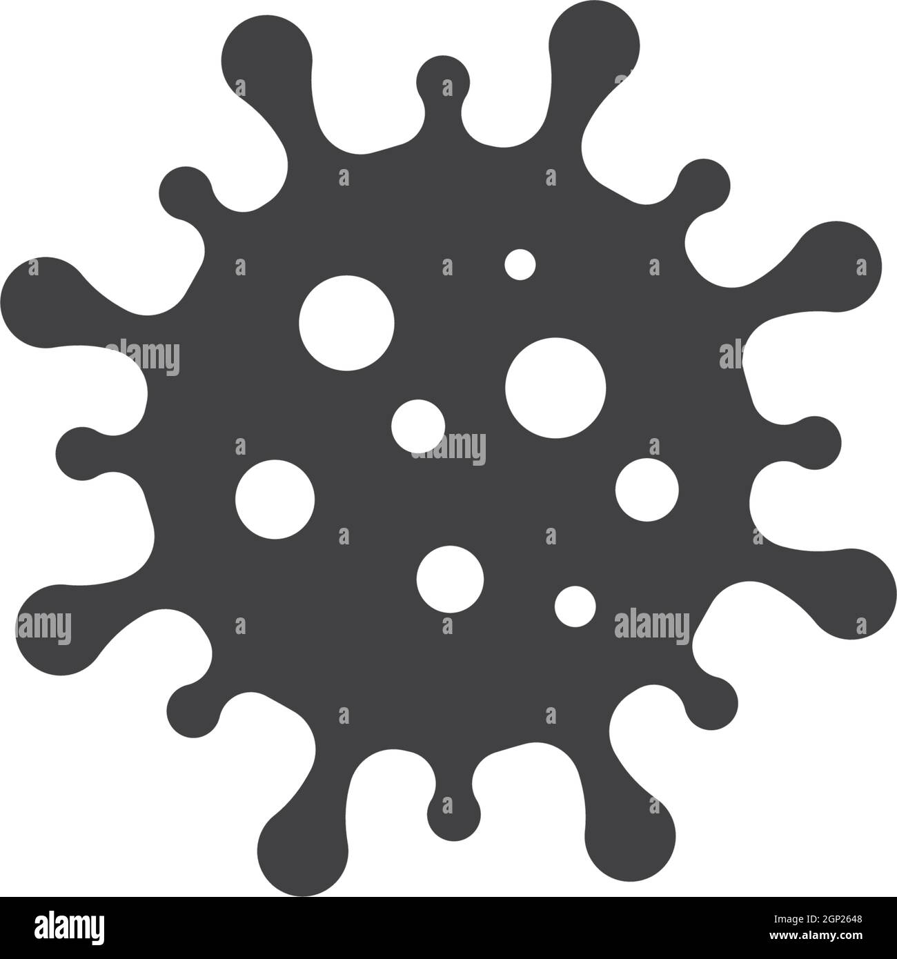 virus and bacteria icon vector illustration design Stock Vector Image ...