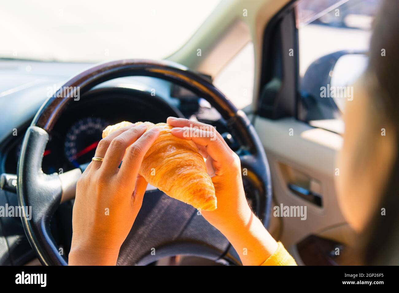 Lunch inside vehicle hi-res stock photography and images - Alamy