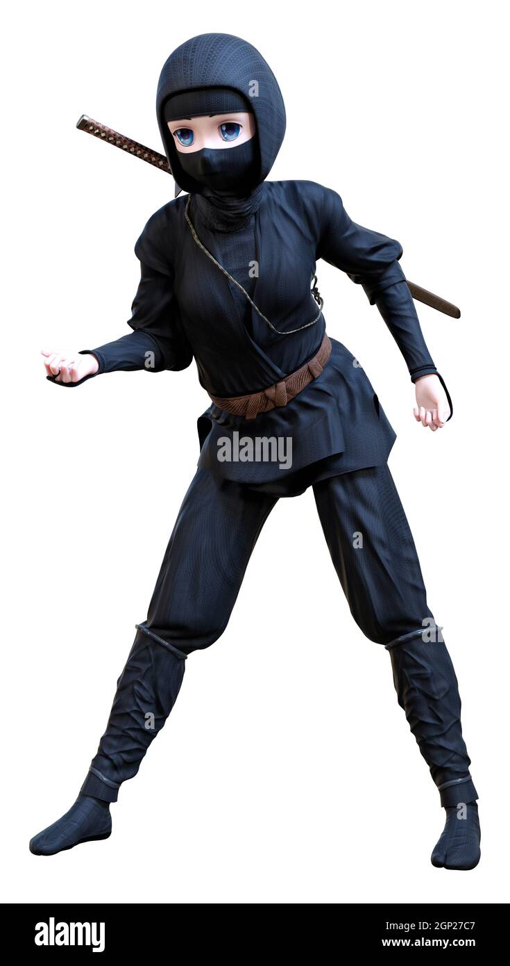 Cartoon ninja Cut Out Stock Images & Pictures - Alamy