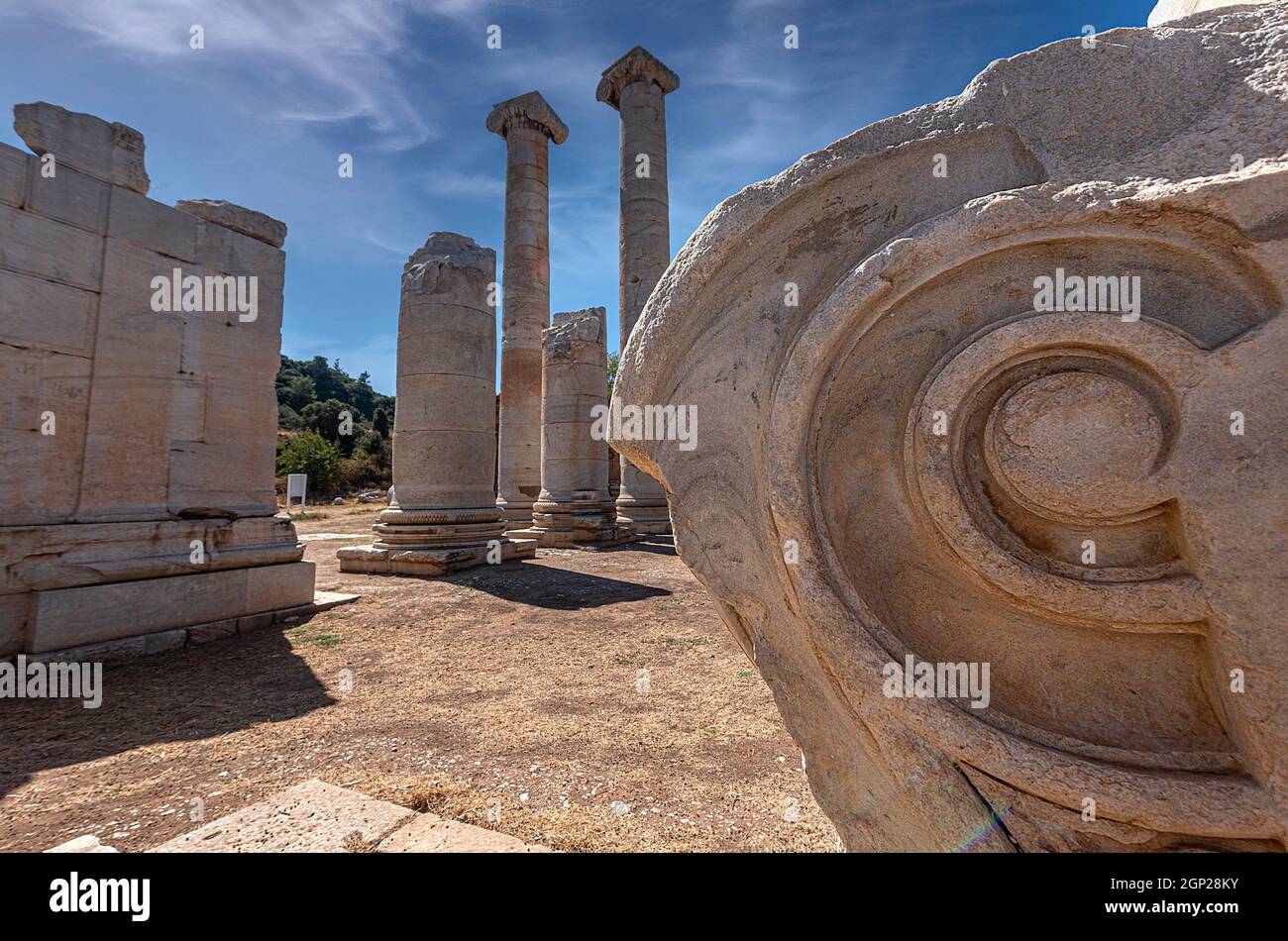 Located between the ridges of Tmolos Mountain and the acropolis of the ...