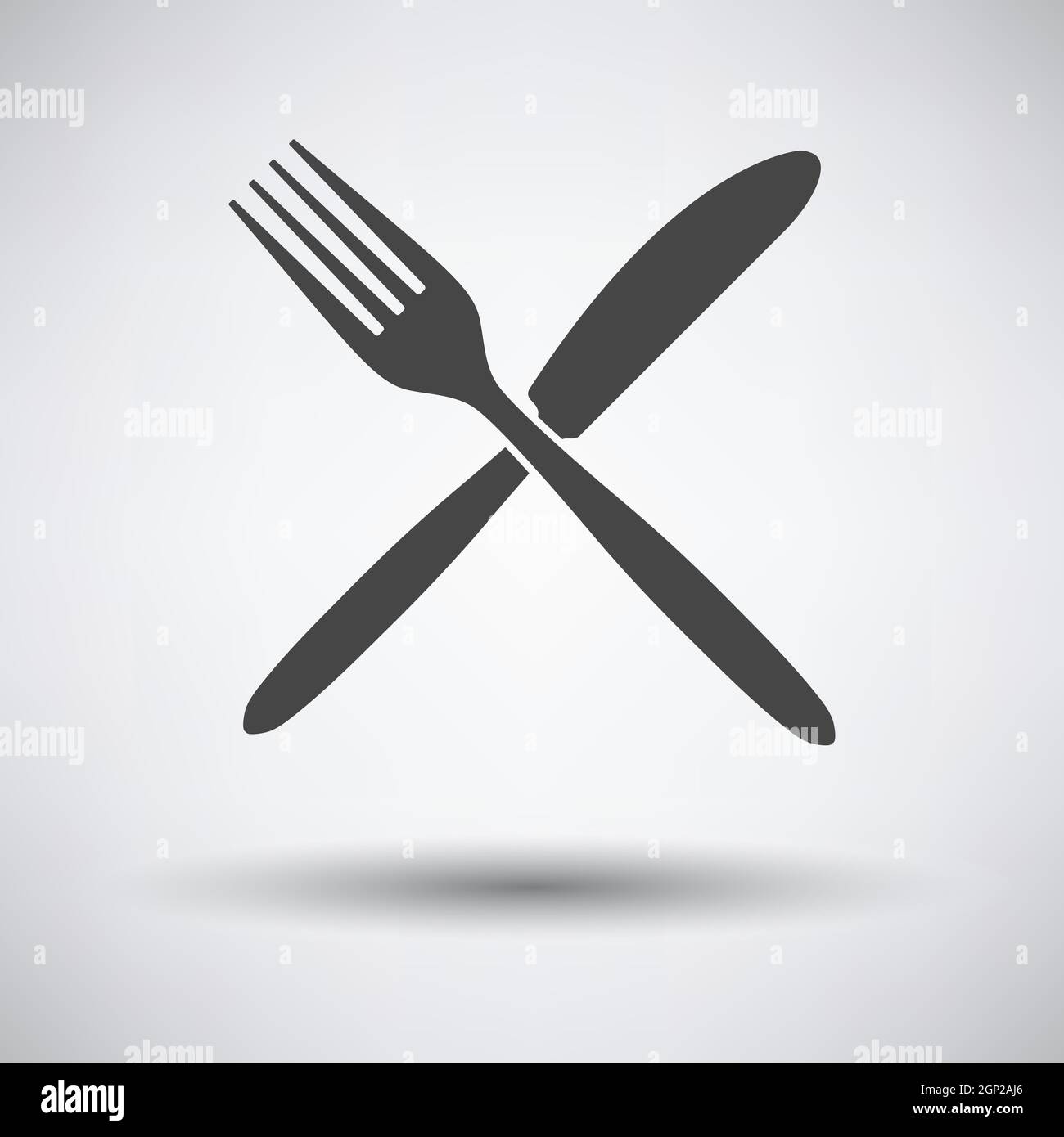Fork And Knife Icon Stock Vector Image & Art - Alamy