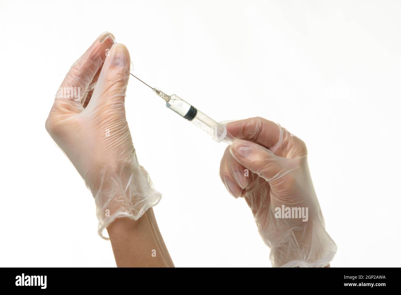 Girl take injection hi-res stock photography and images - Alamy