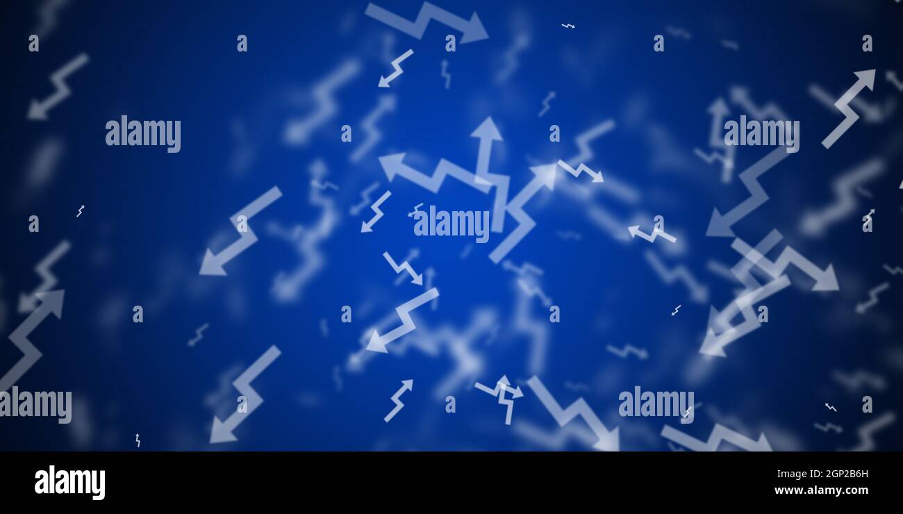 Flying arrows abstract background hi-res stock photography and images ...
