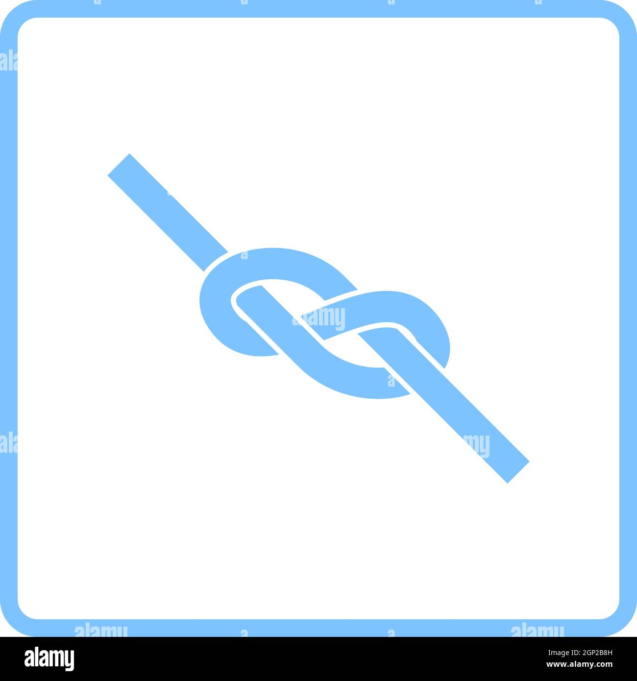 Square knot nautical line Stock Vector Images - Alamy