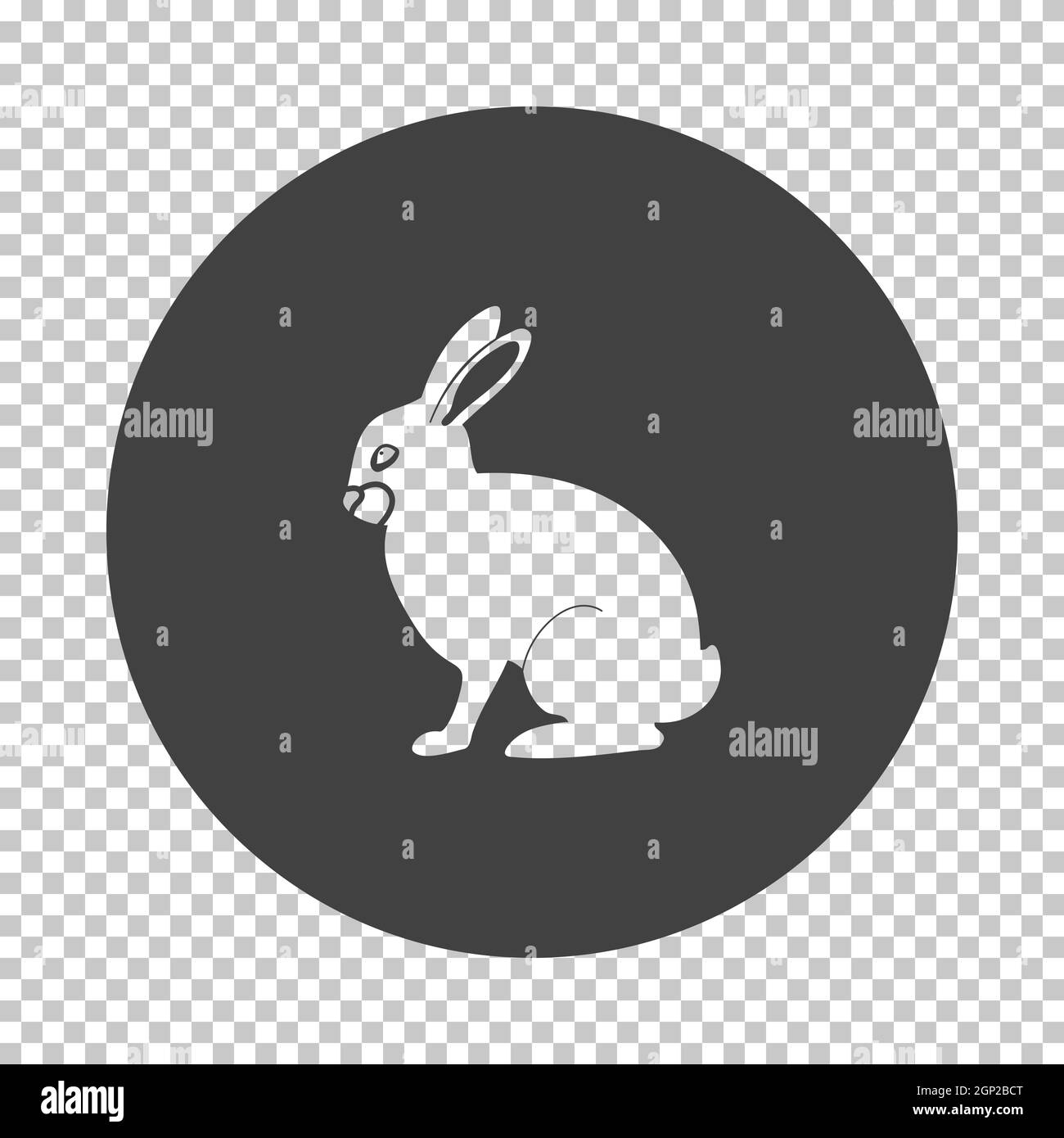 Easter Rabbit Icon Stock Vector Image & Art - Alamy