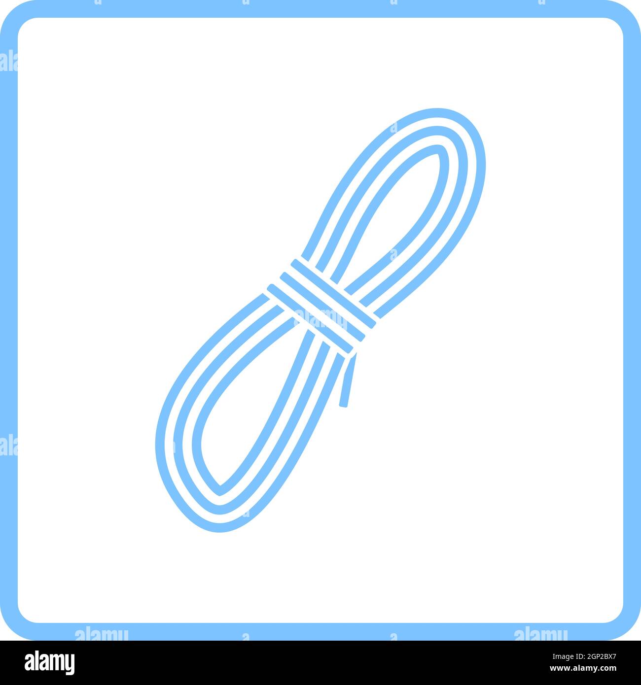 Climbing Rope Icon Stock Vector Image & Art - Alamy