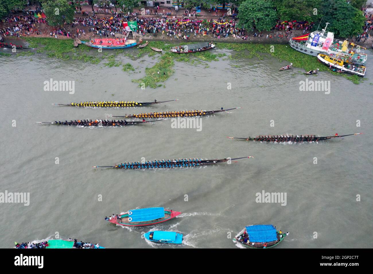 Dhaka, Bangladesh - September 28, 2021: On the occasion of the 75th ...
