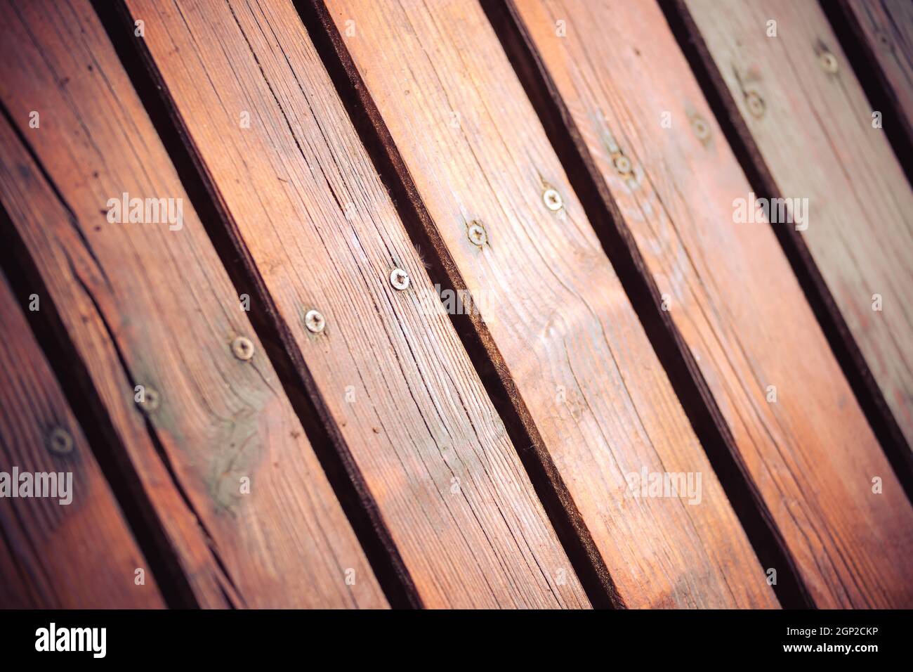 Closeup picture of old rustic golden wooden planks Stock Photo - Alamy