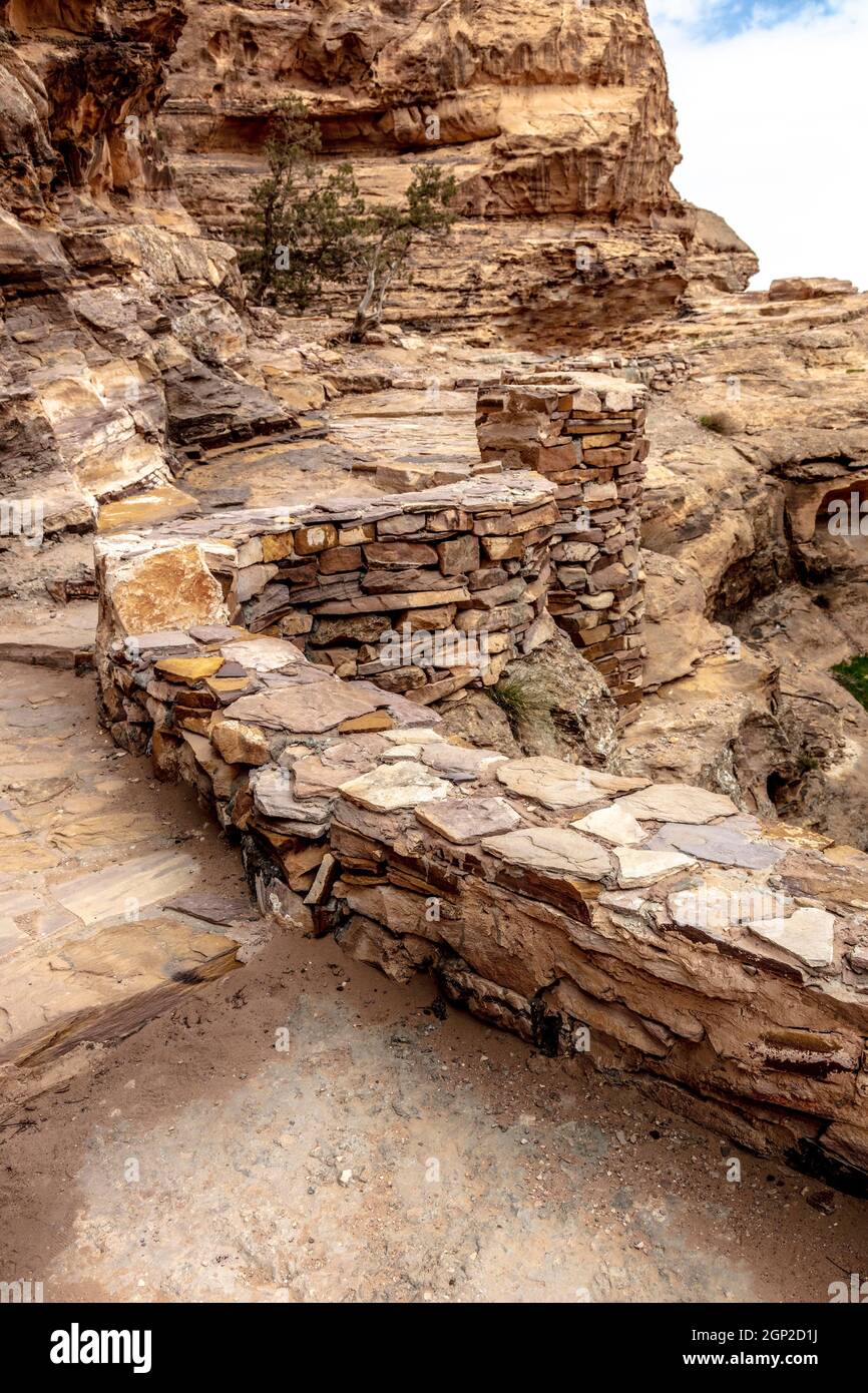 stone path in the mountains of jordan. nobody around Stock Photo - Alamy