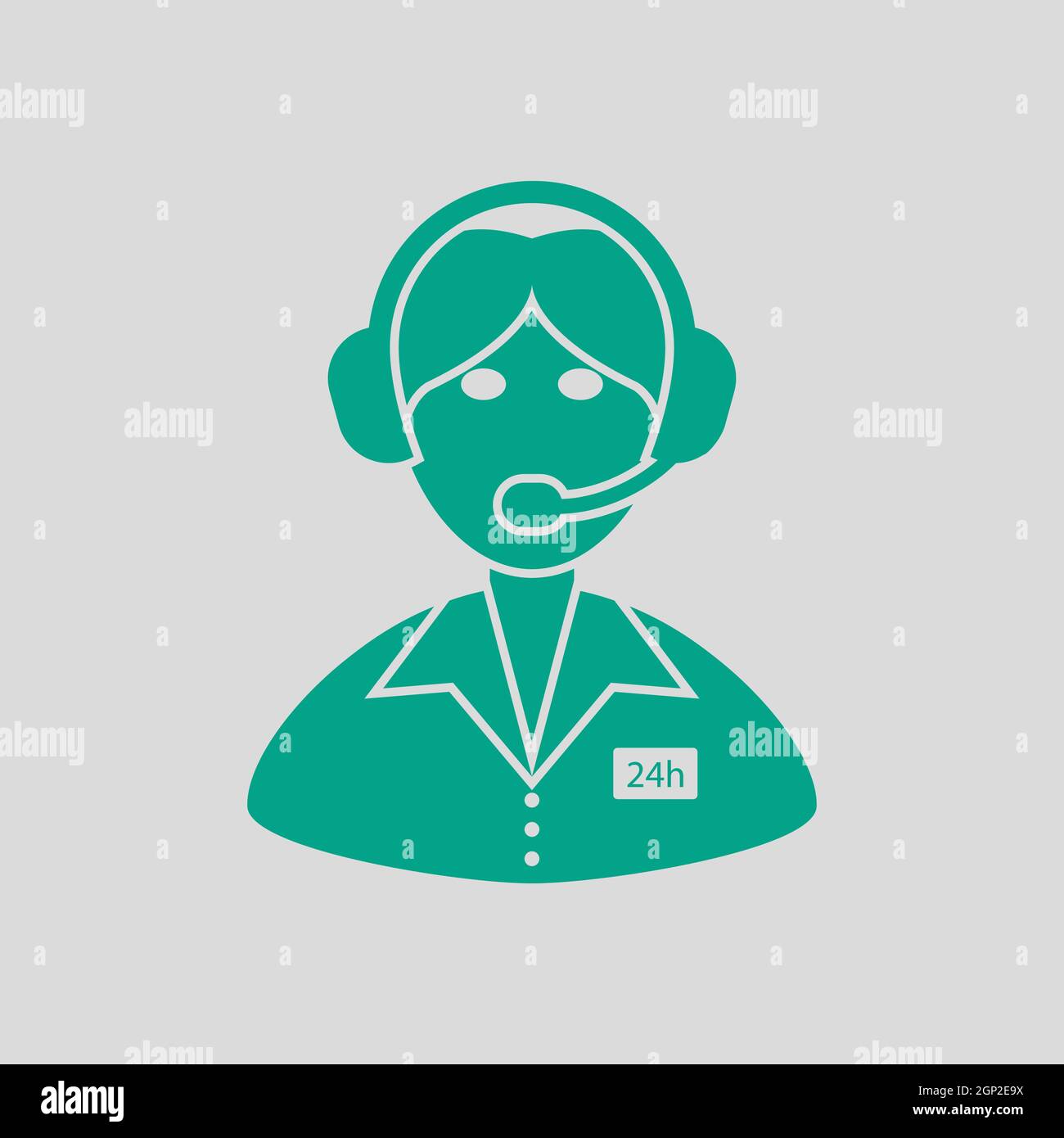 24 Hour Operator Icon Stock Vector Image & Art - Alamy