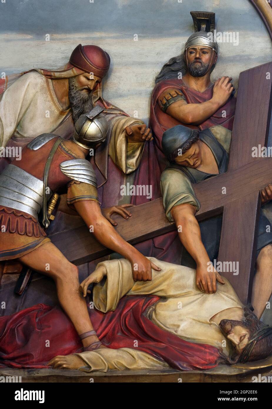 9th Stations of the Cross, Jesus falls the third time, Basilica of the ...