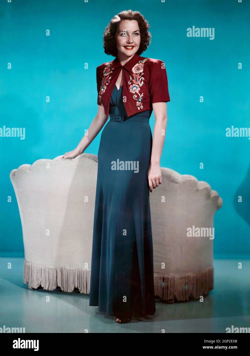 Lynn Bari, in a publicity photo for MEET THE GIRLS, 1938. photo: TM and ...