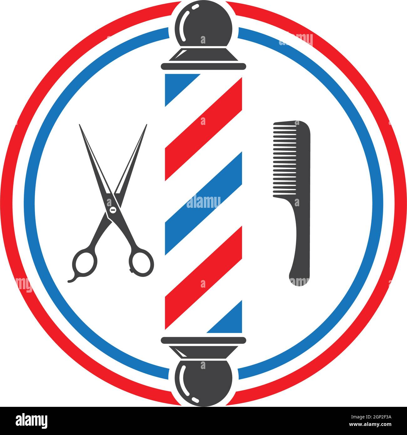 barber shop icon logo vector icon Stock Vector Image & Art - Alamy