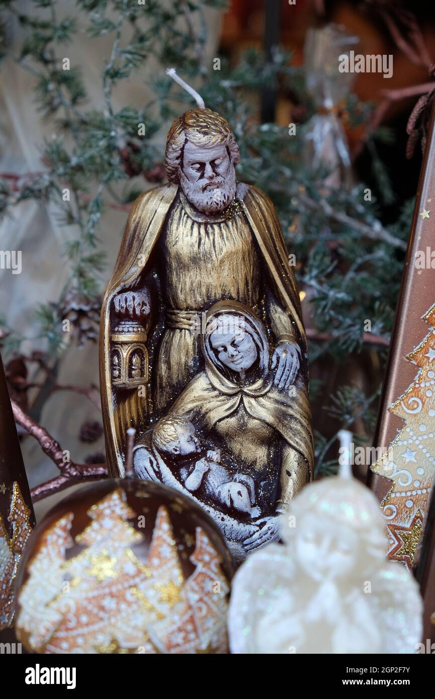 Nativity scene, creche or crib, is a depiction of the birth of Jesus in ...