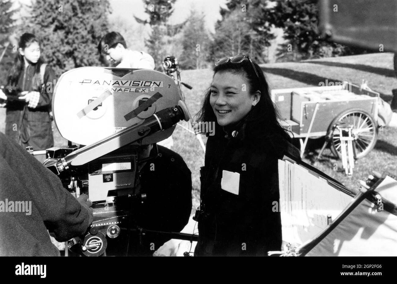 DOUBLE HAPPINESS, director Mina Shum, on set, 1994. ph: Kirk Tougas ...