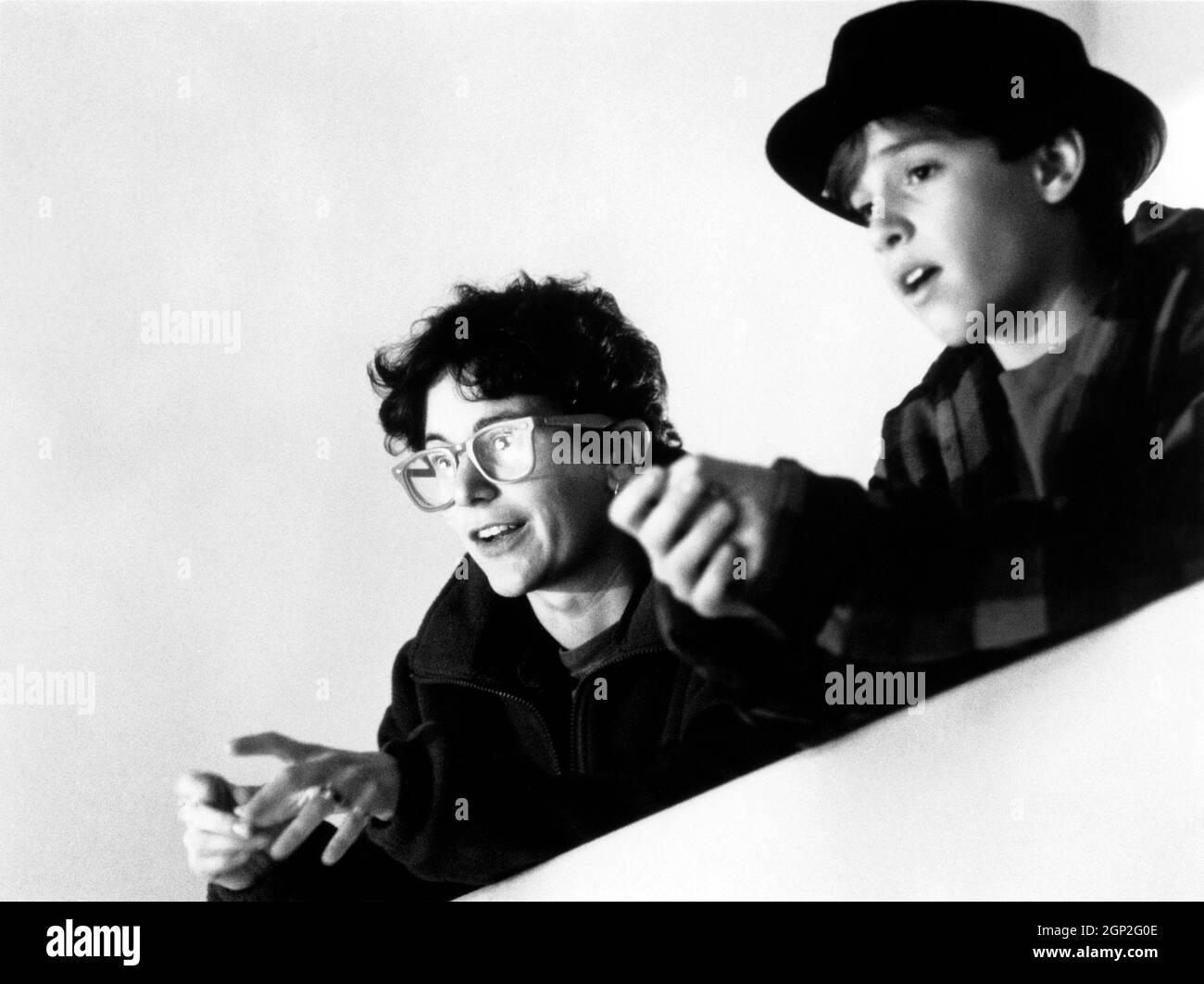 GHOST IN THE MACHINE, from left: director Rachel Talalay, Wil Horneff ...