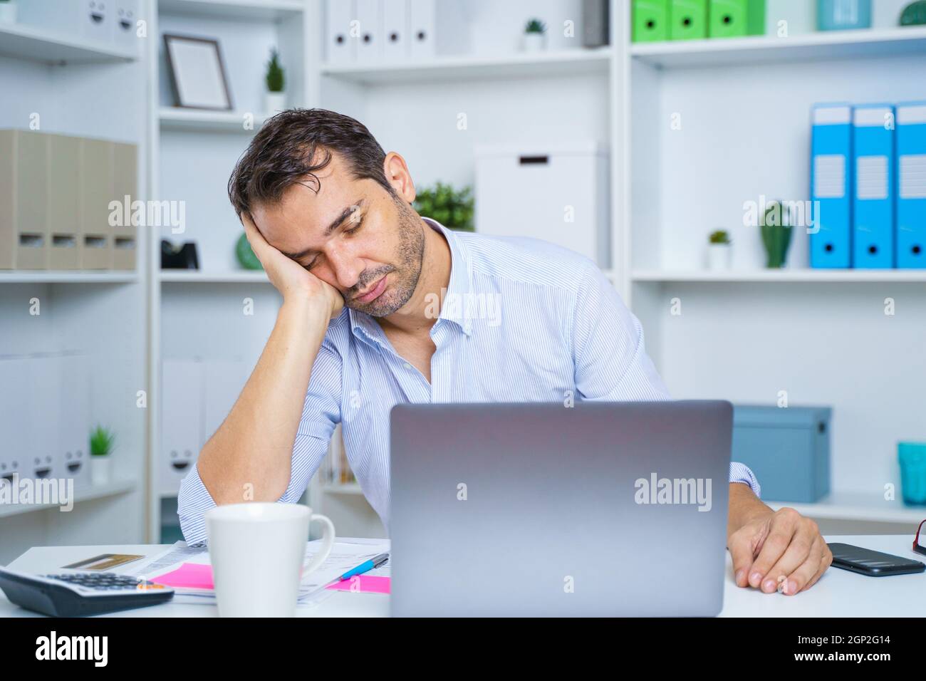 Sleep deprivation one person hi-res stock photography and images - Alamy