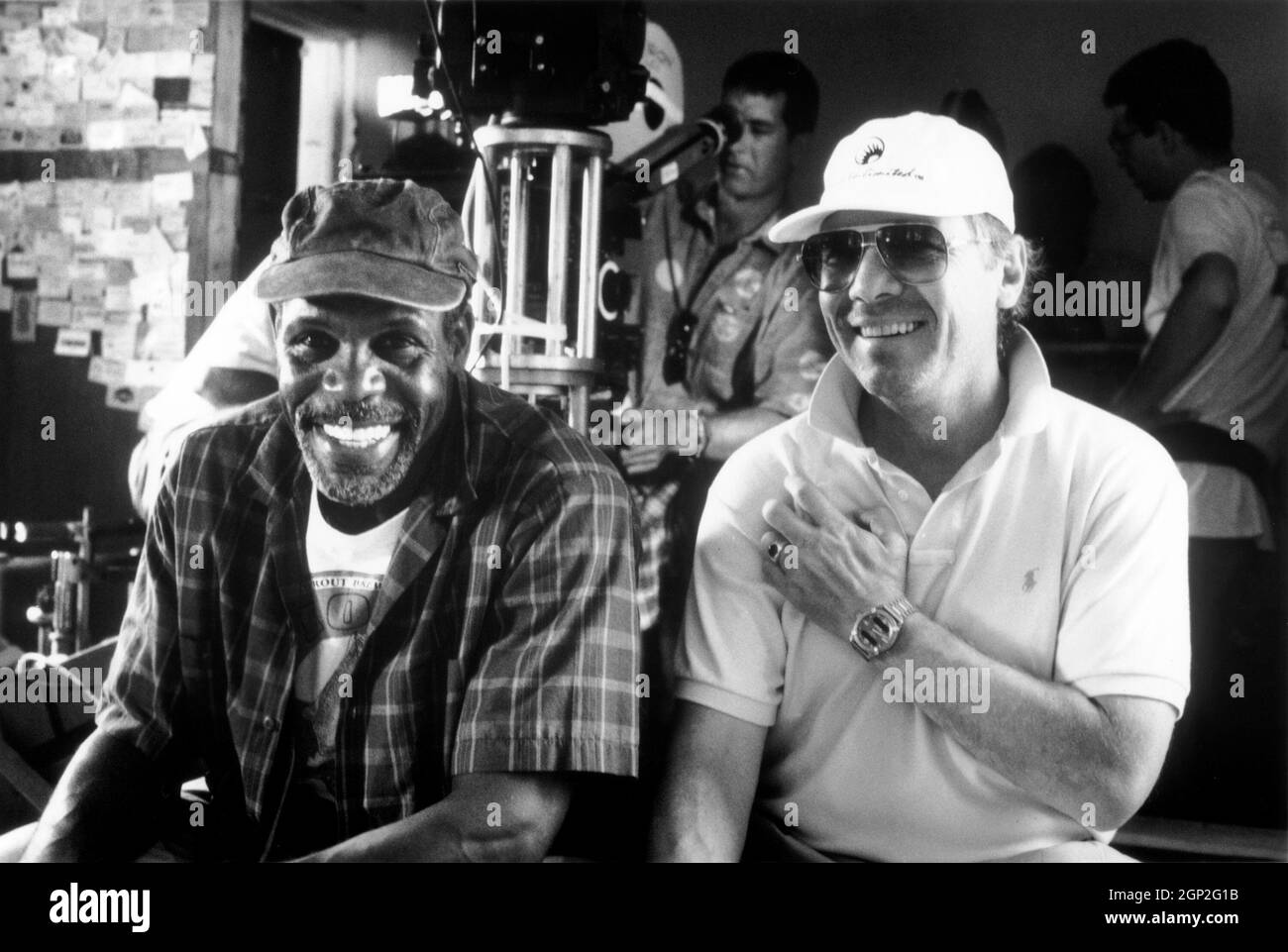 GONE FISHIN', from left: Danny Glover, director Christopher Cain, on ...