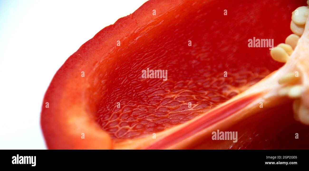 Bell peppers cut in half hi-res stock photography and images - Alamy