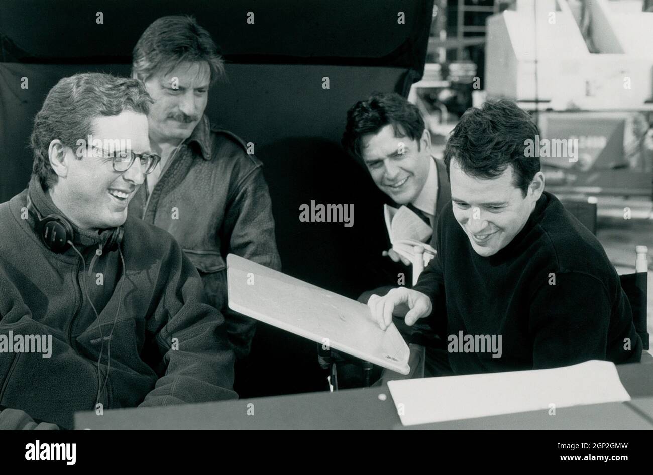 INSPECTOR GADGET, from left: Jordan Kerner, Barry Bernard, Rupert ...