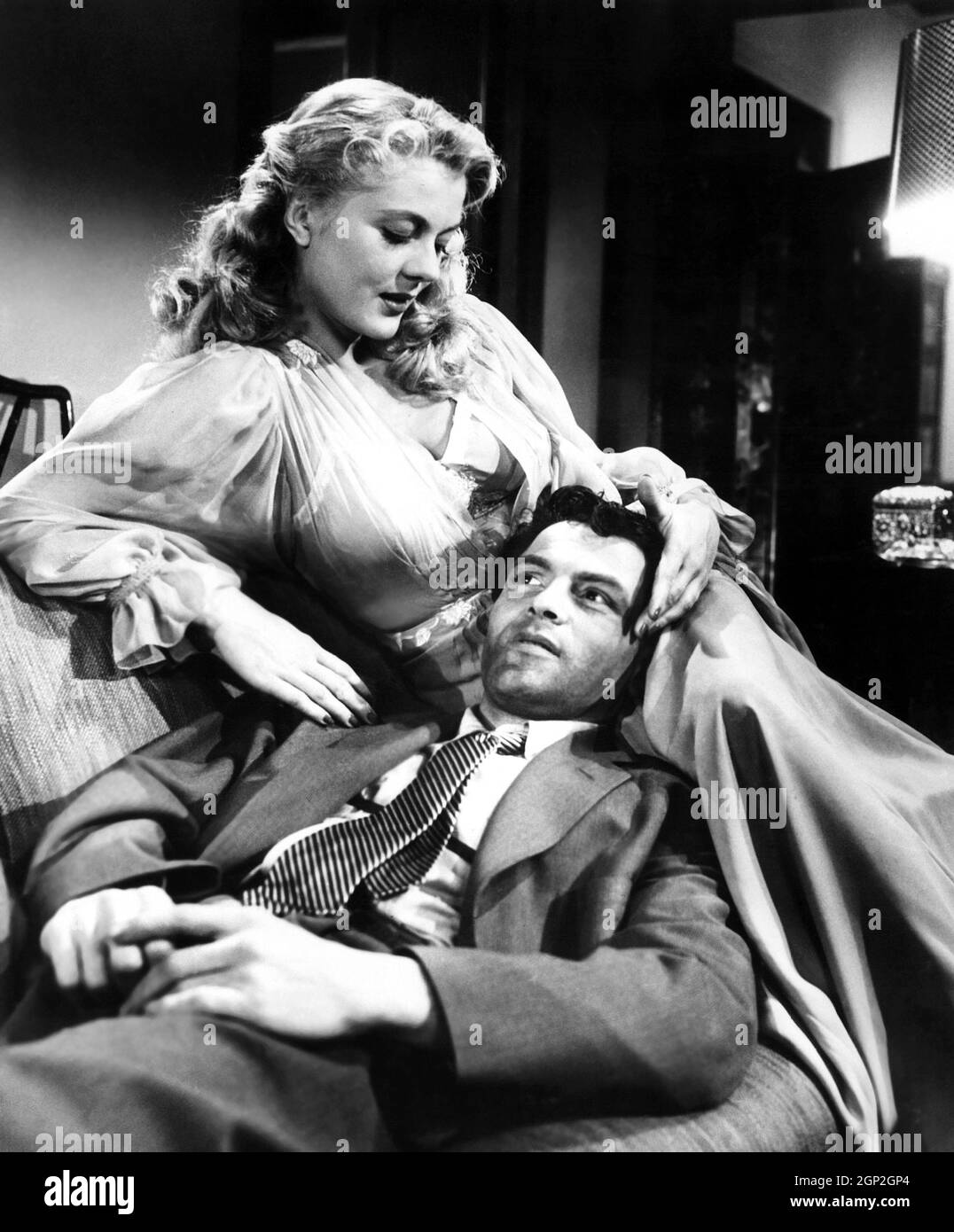 I, THE JURY, from left, Peggie Castle, Biff Elliot, 1953 Stock Photo ...