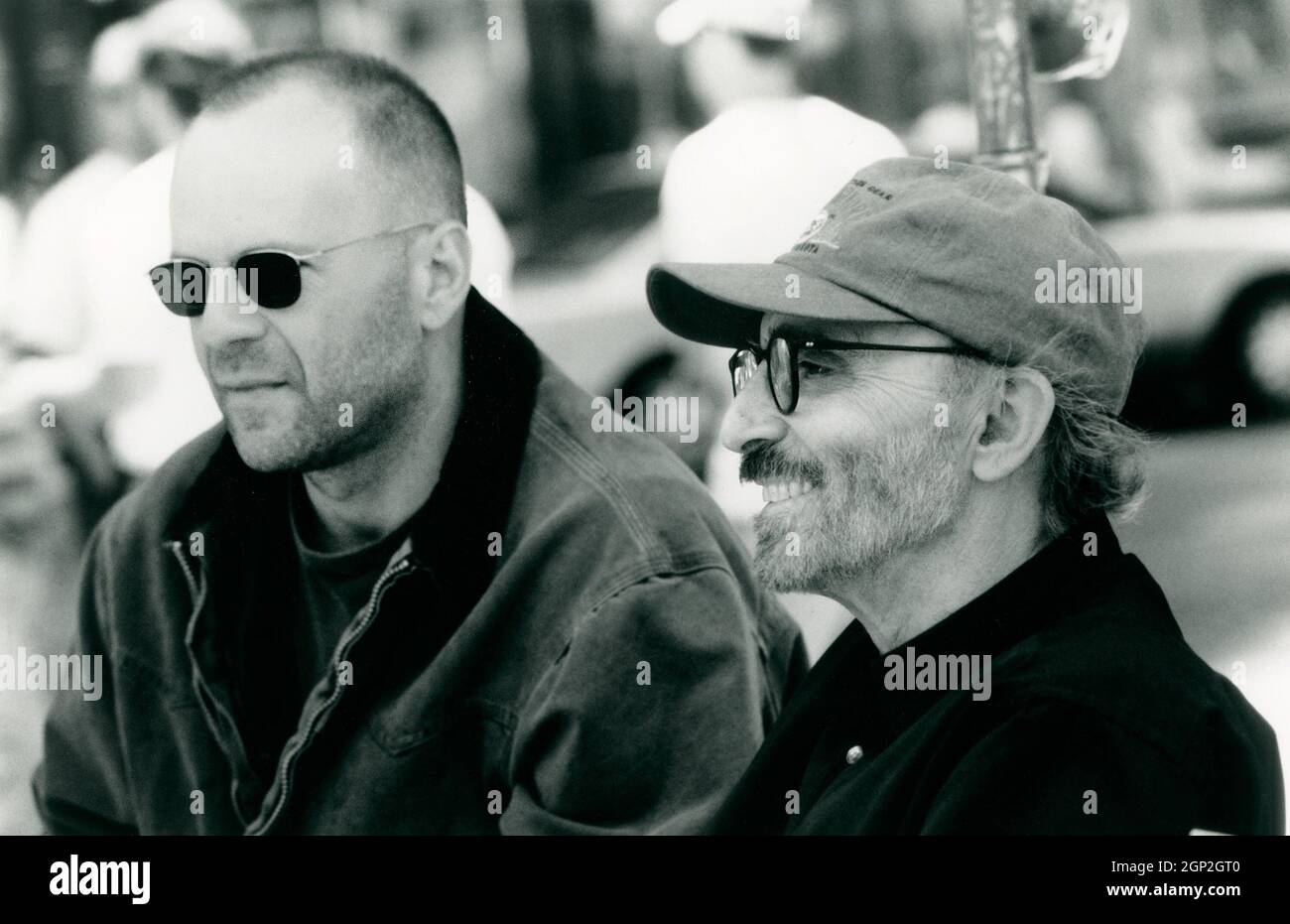 MERCURY RISING, from left: Bruce Willis, Harold Becker, director, 1998 ...