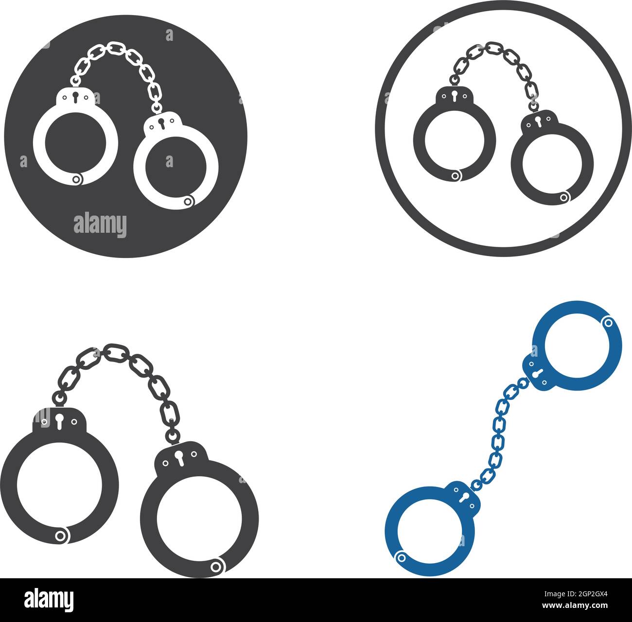 handcuff vector icon illustration design Stock Vector Image & Art - Alamy