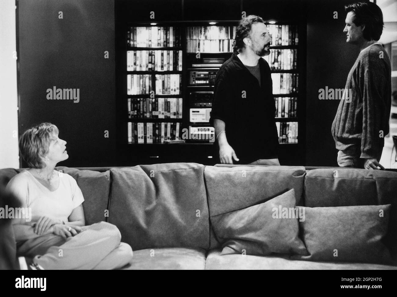 MR. WRONG, from left: Ellen DeGeneres, Nick Castle, director, Bill ...