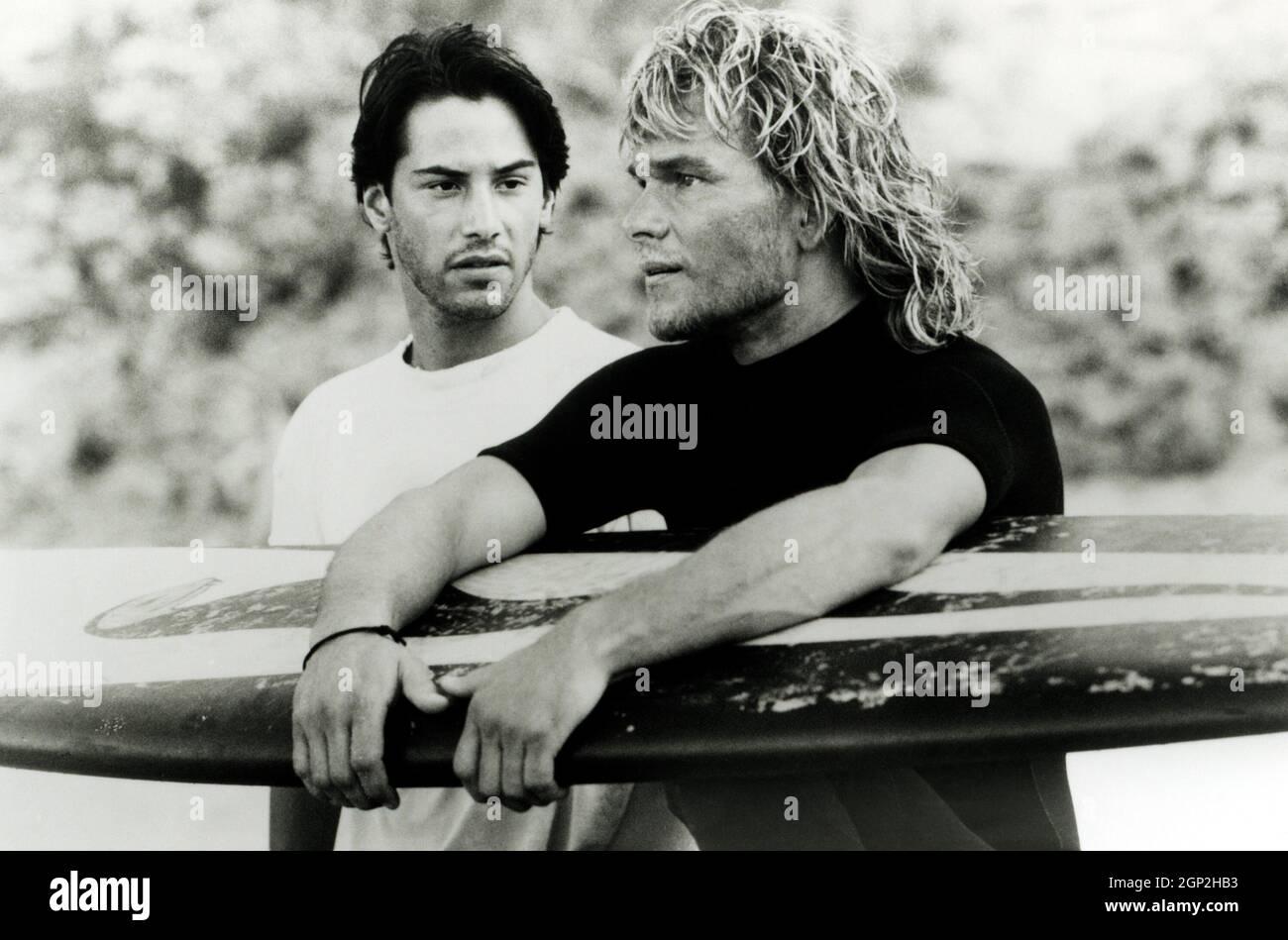 POINT BREAK, Patrick Swayze, Keanu Reeves, 1991. © 20thCentFox/Courtesy ...