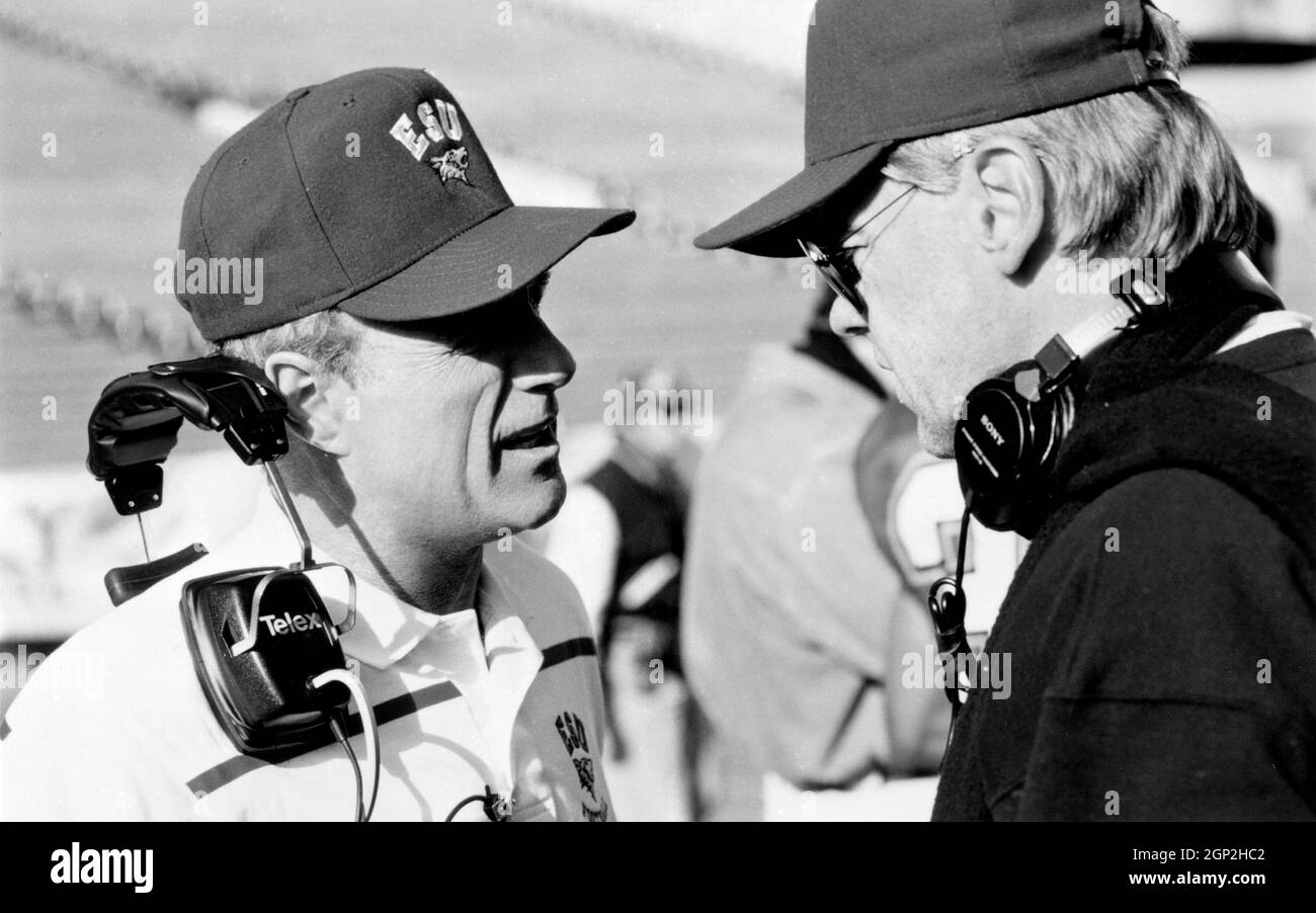 THE PROGRAM, from left: James Caan, director David S. Ward, on set ...