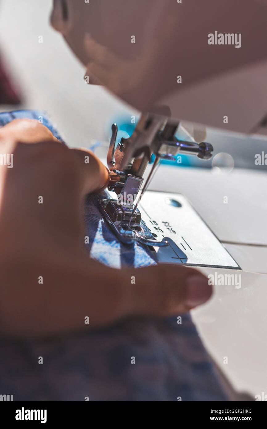 Woman clothes factory sewer hi-res stock photography and images - Alamy