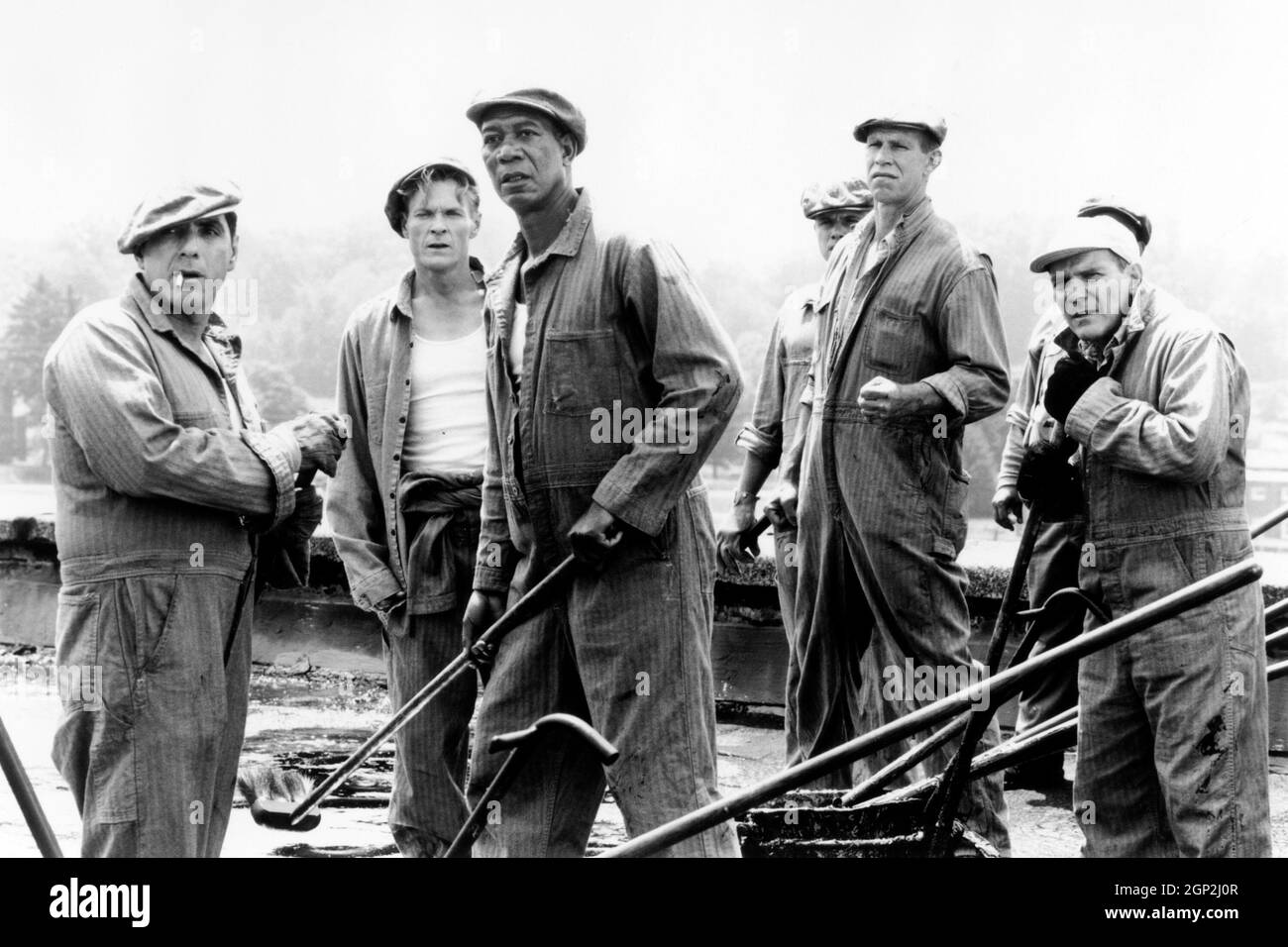 Morgan freeman shawshank redemption Black and White Stock Photos ...