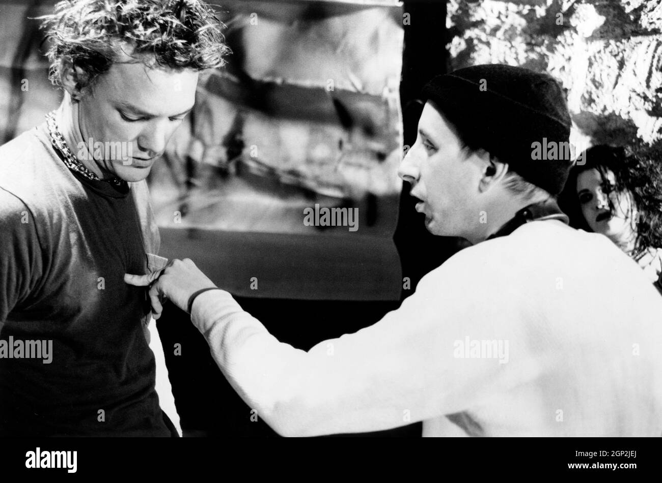 SLC PUNK!, from left: Matthew Lillard, director James Merendino ...