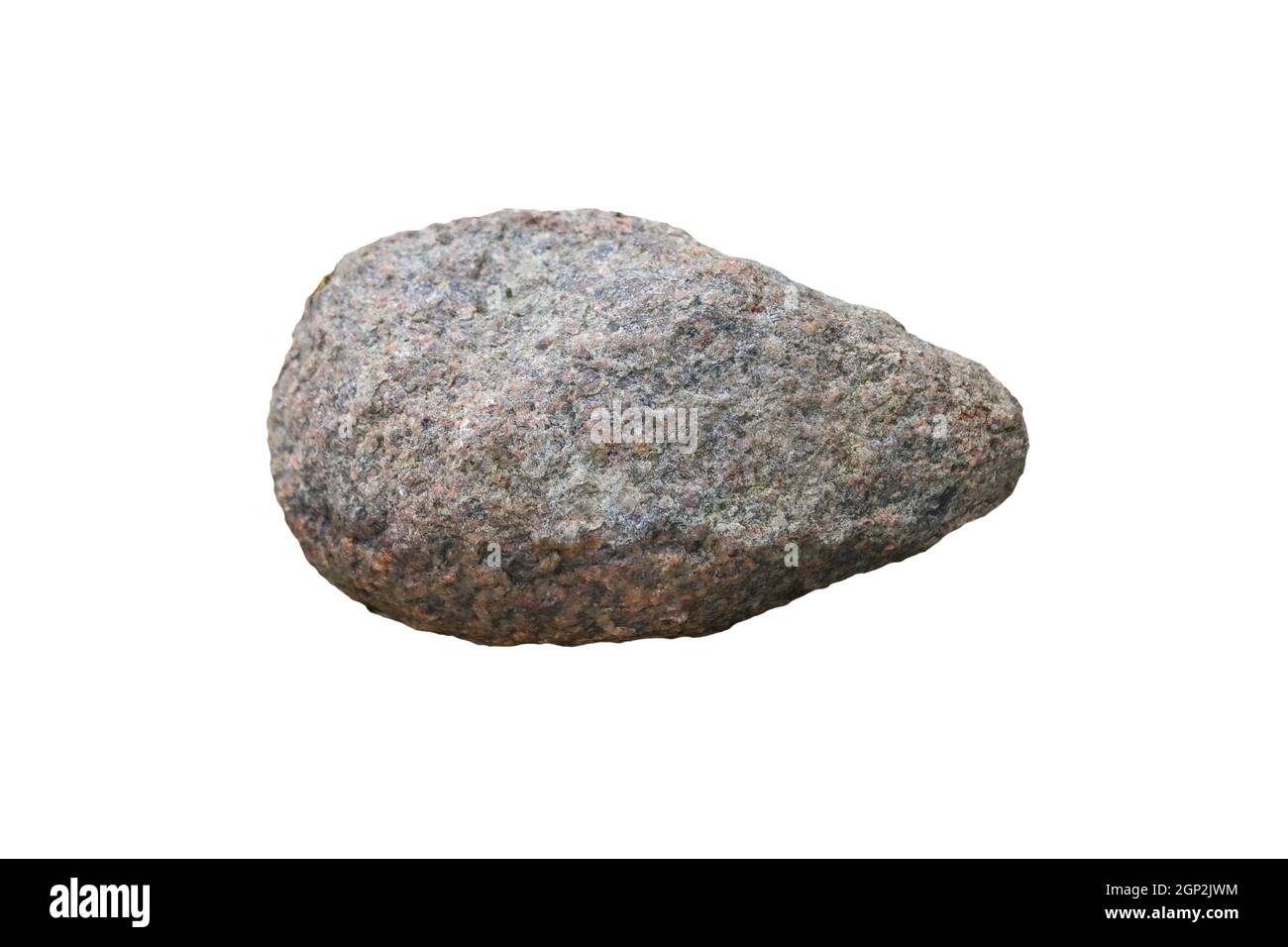 Granite stone on an isolated white background Stock Photo - Alamy